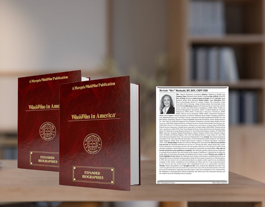 Marquis Who's Who Ventures LLC - Who’s Who in America Commemorative ...